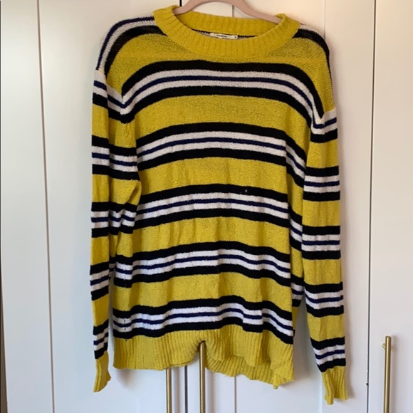 Tularosa | Sweaters | Revolve X Tularosa Oversized Yellow Striped ...